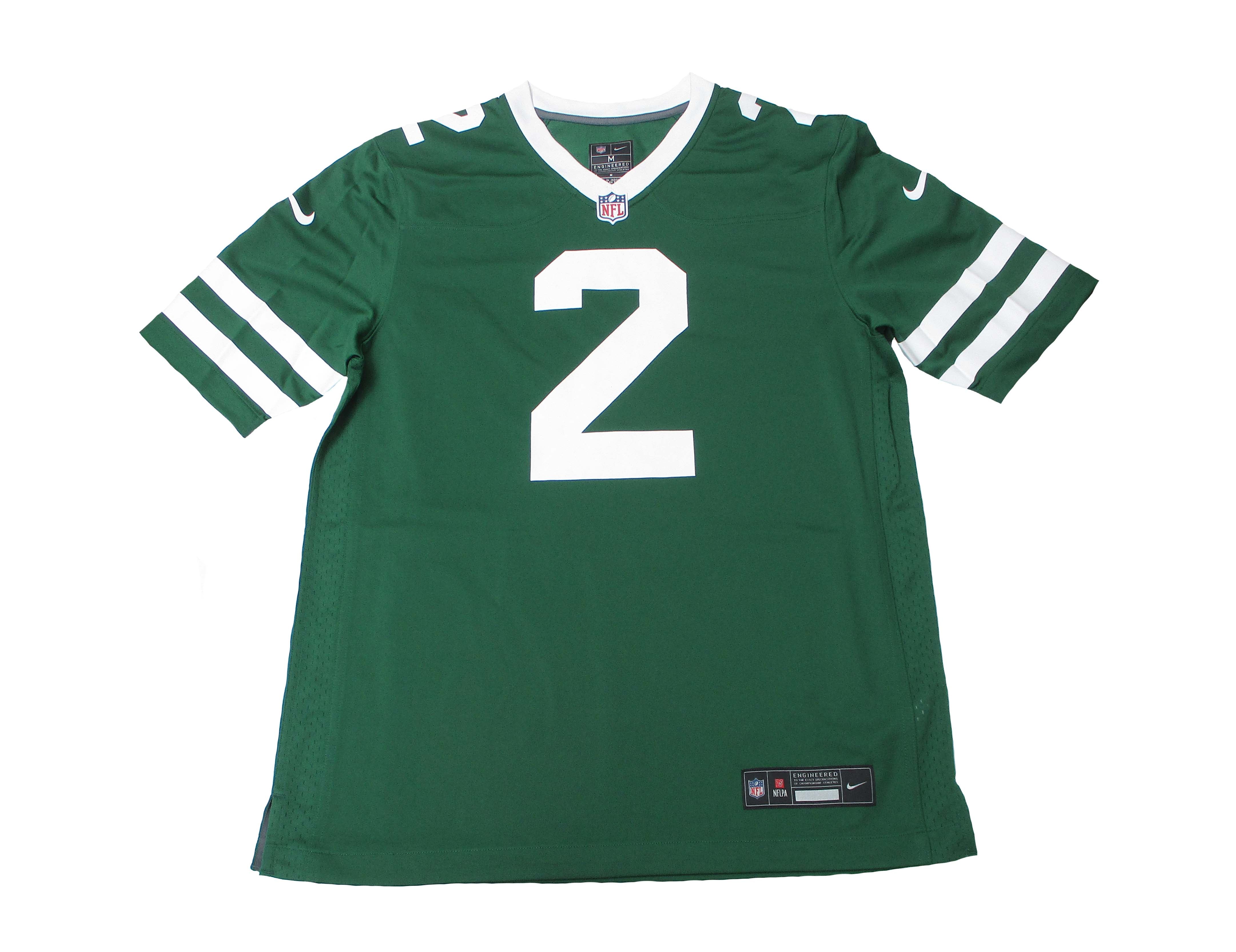 New York Jets M Herren NFL American Football Trikot Zach Wilson Nike ...